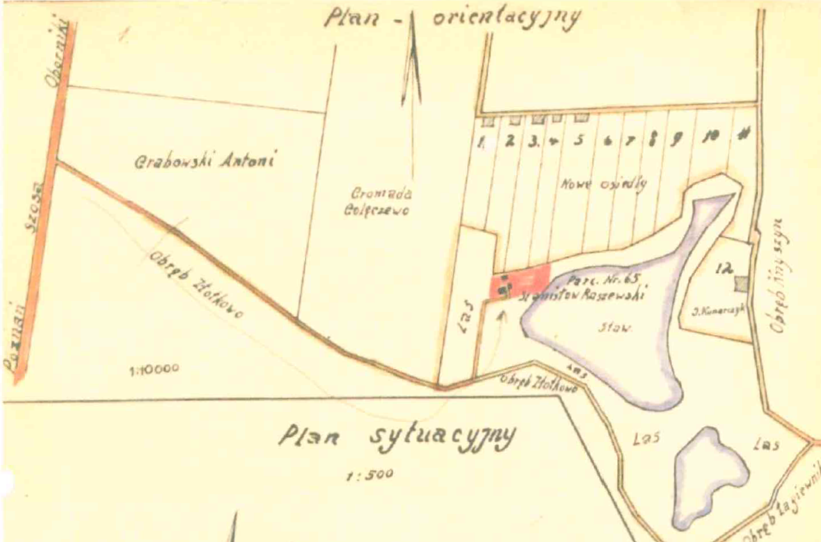 Majdany, między Golęczewem a Złotkowem – Golęczewo